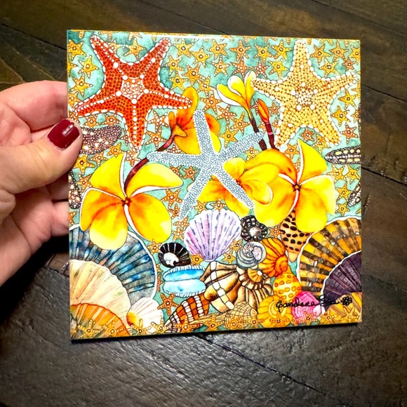 Art | Hand Painter Tiletrivet By Hawaiian Artist Candace Lee | Poshmark